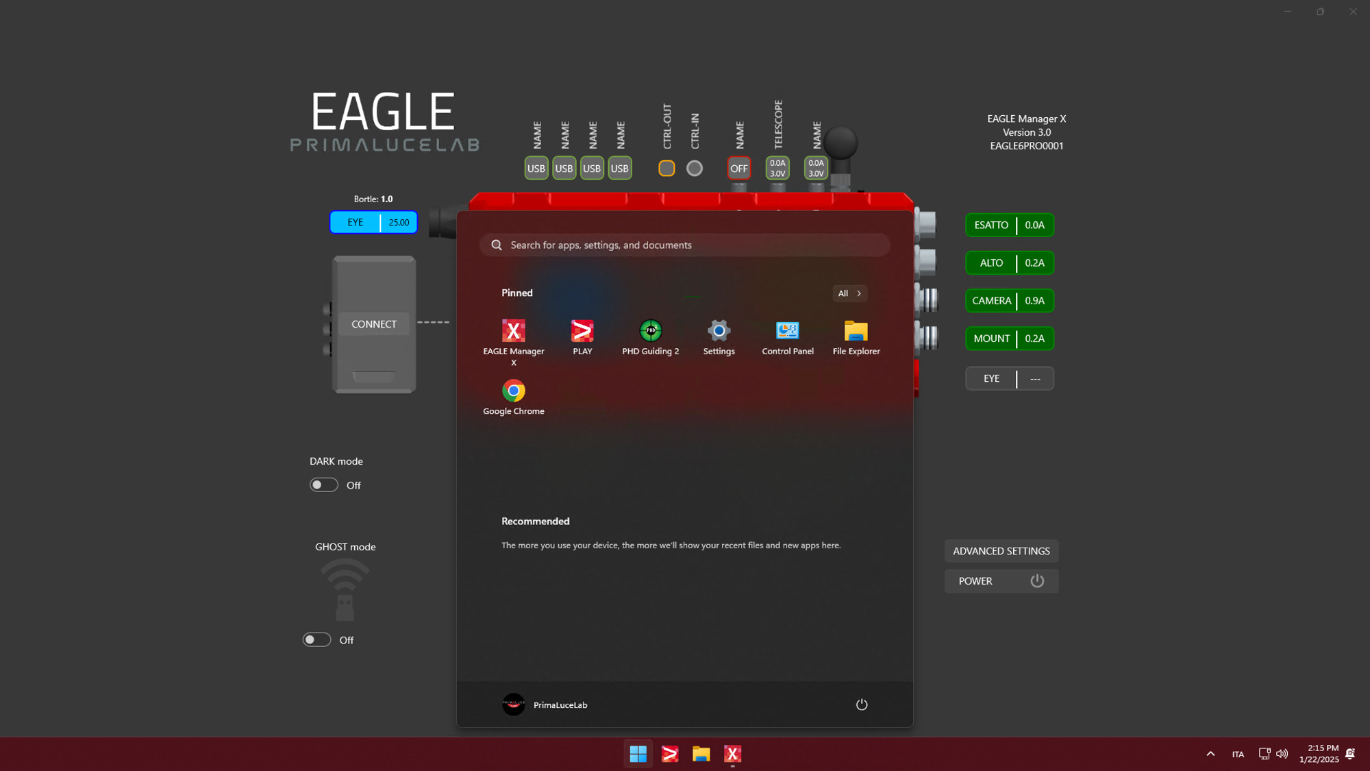 EAGLE6 computer for telescopes and astrophotography - Camera Concepts & Telescope Solutions